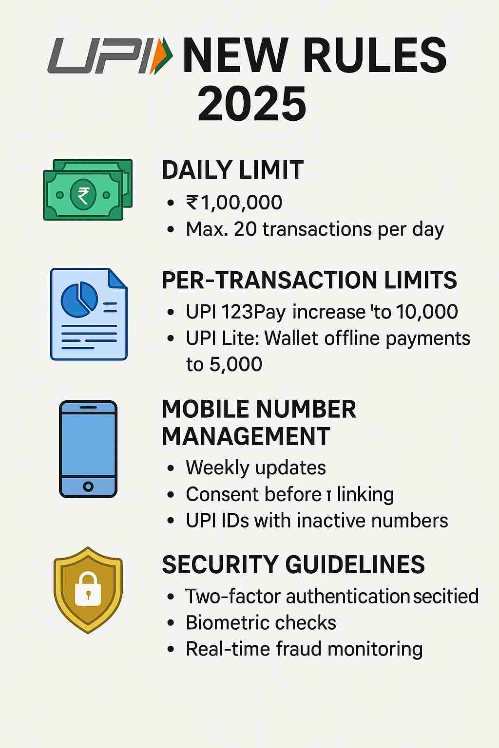 New UPI Rules 2025: Daily Limit, Transaction Charges and More.
