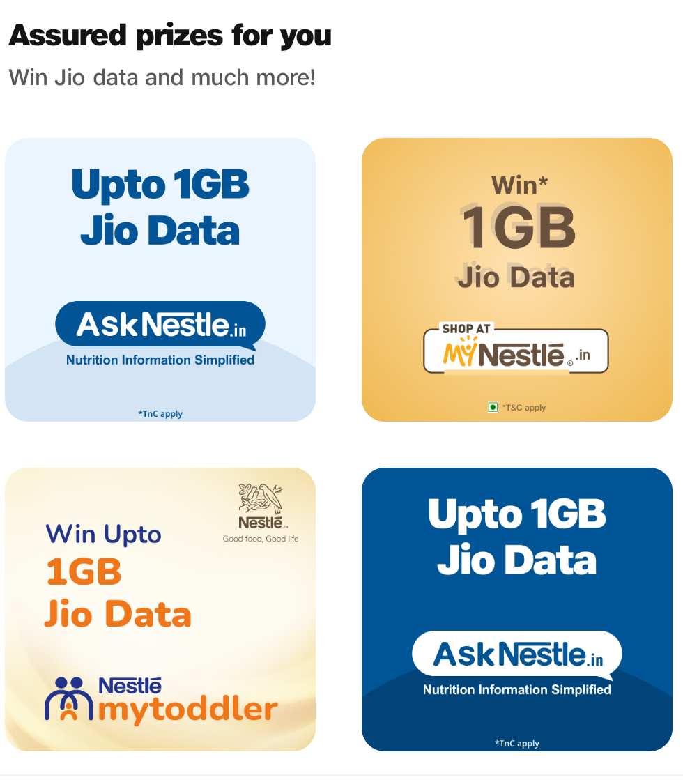 Jio Free Data Codes 2025 : Up to 20 GB Free Internet